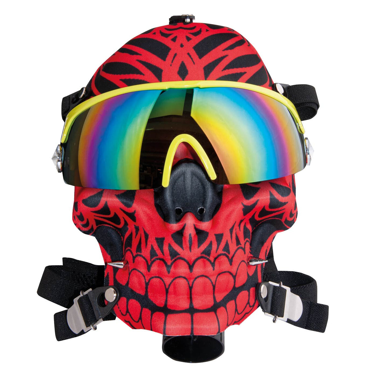 Dreamliner Acrylbong Black With Color Ski Mask