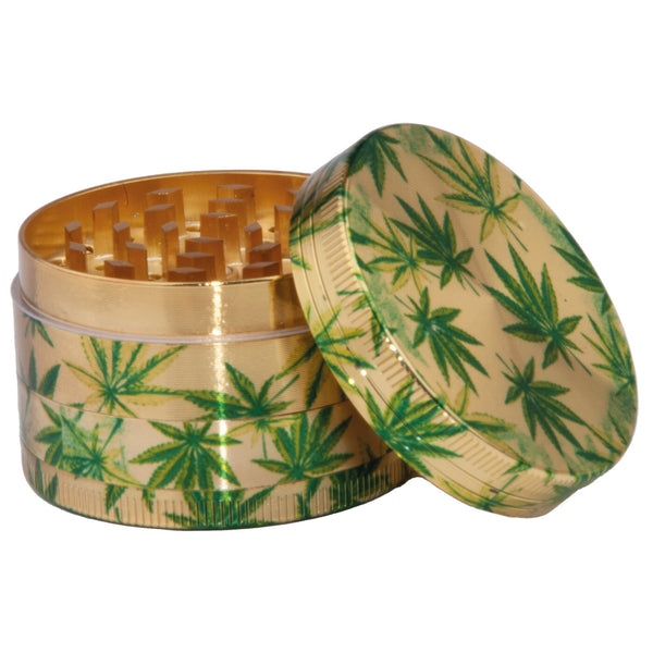 Dreamliner Grinder 4 Parts Leaf 50Mm Gold