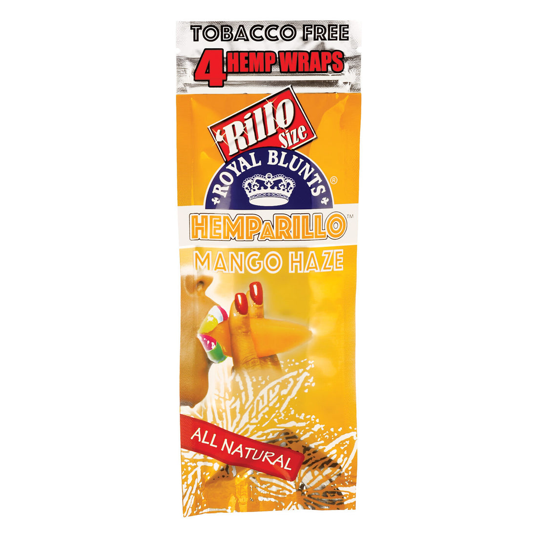 Display Royal Blunts Hemparillo Hemp Blunts Mango Haze 15 x 4 PCS