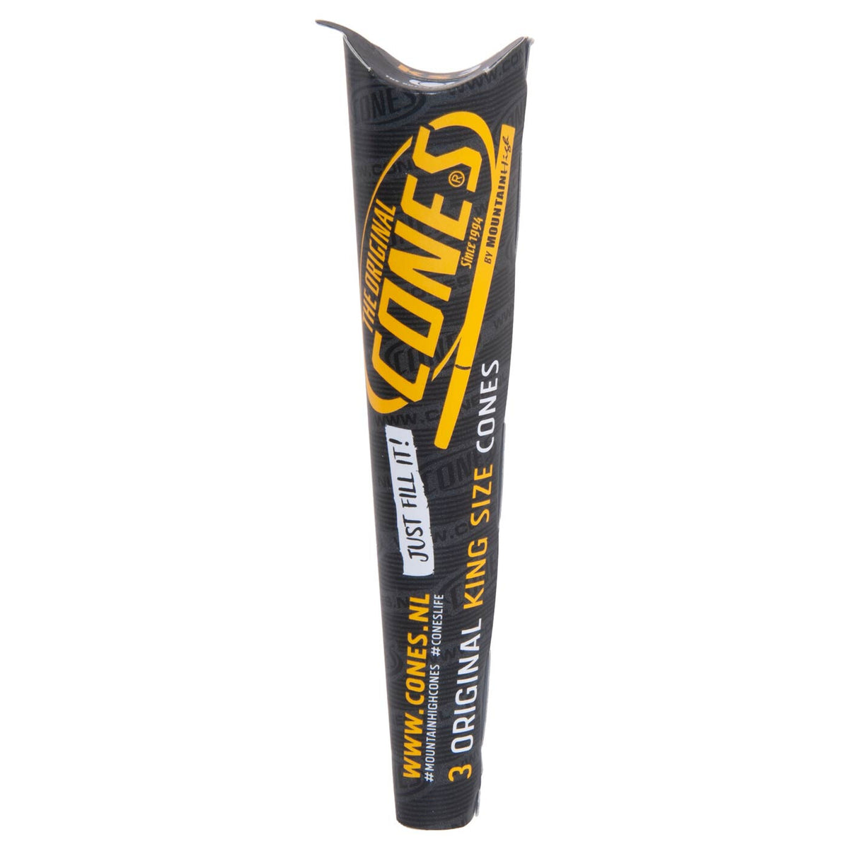 Display Cones Black Label King Size 32 x 3 Pcs